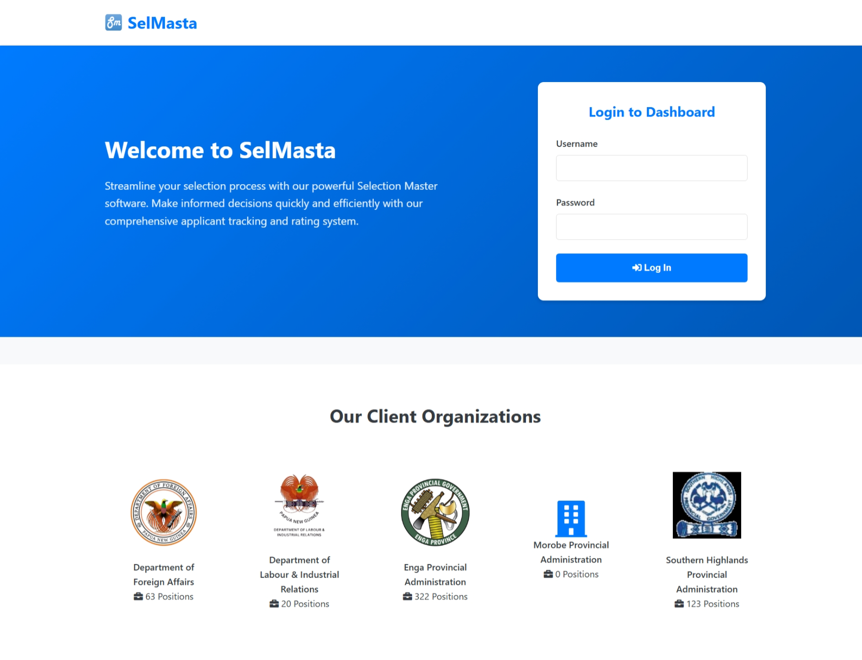 SelMasta: Government AI Job Selection System - Dakoii Systems